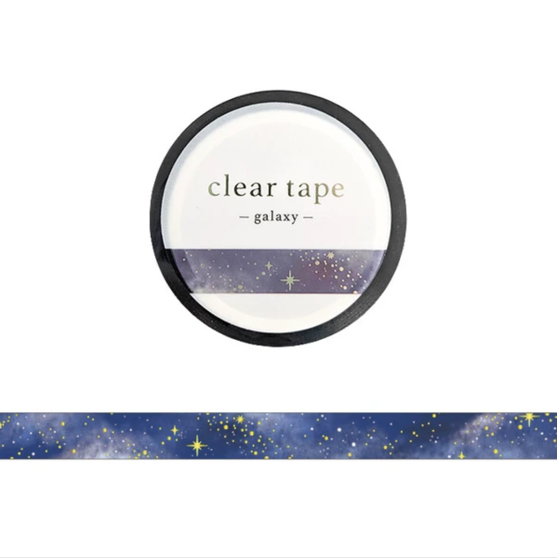 Mind Wave Clear Tape | 7mm | Galaxy – Simple Paper