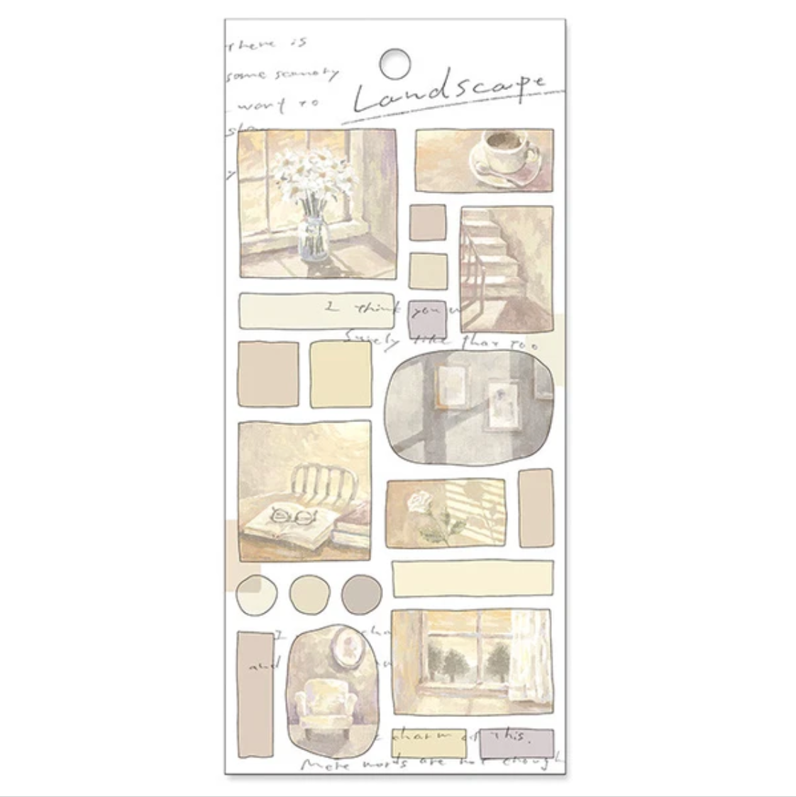 Mind Wave Stickers | Landscape | Twilight – Simple Paper