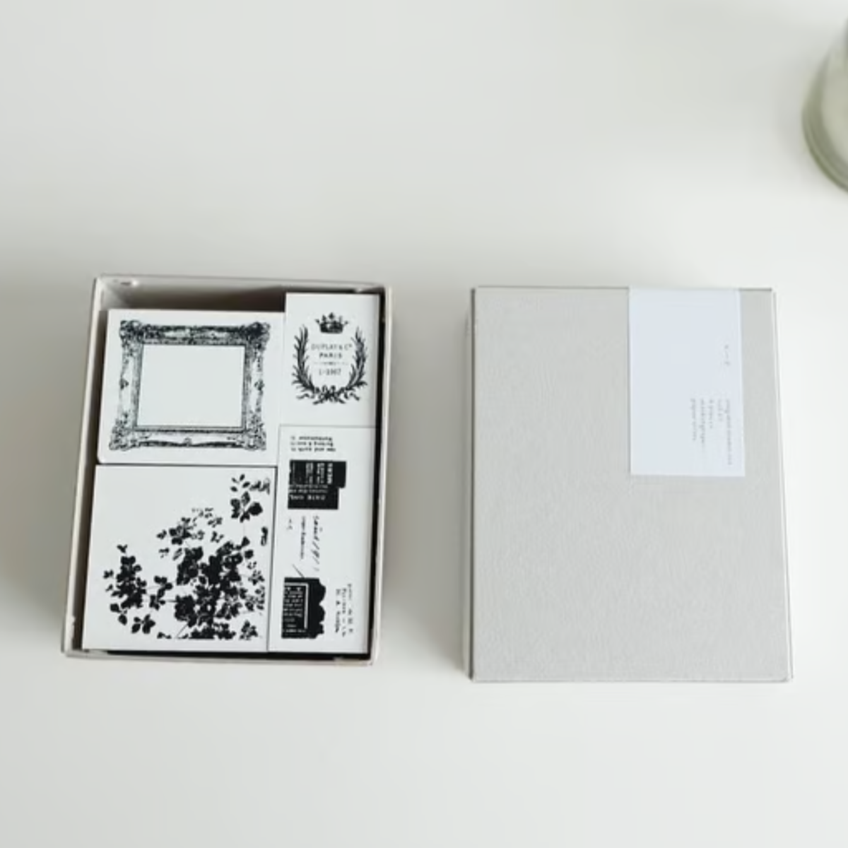 Yohaku Rubber Wood Stamp Collection | S-099 | Vol. 15 – Simple Paper