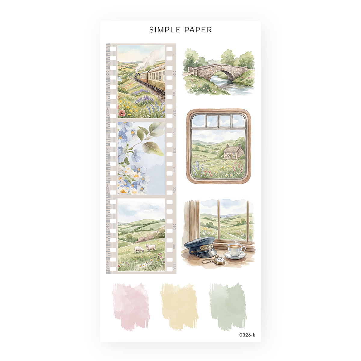 ’Tis The Season – Sheet N | Cardinals & winter greenery – Simple Paper
