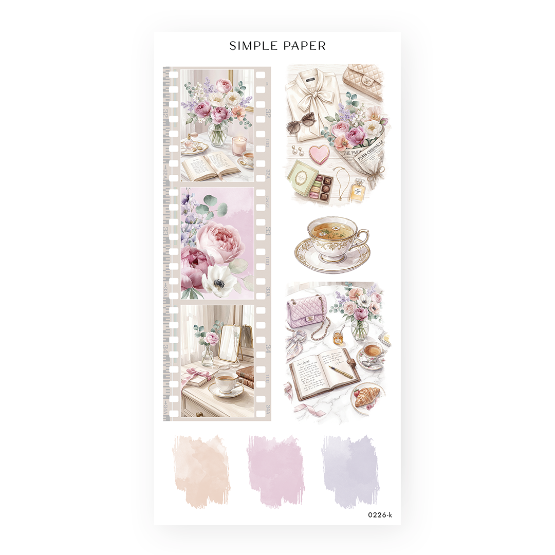 ’Tis The Season – Sheet N | Cardinals & winter greenery – Simple Paper