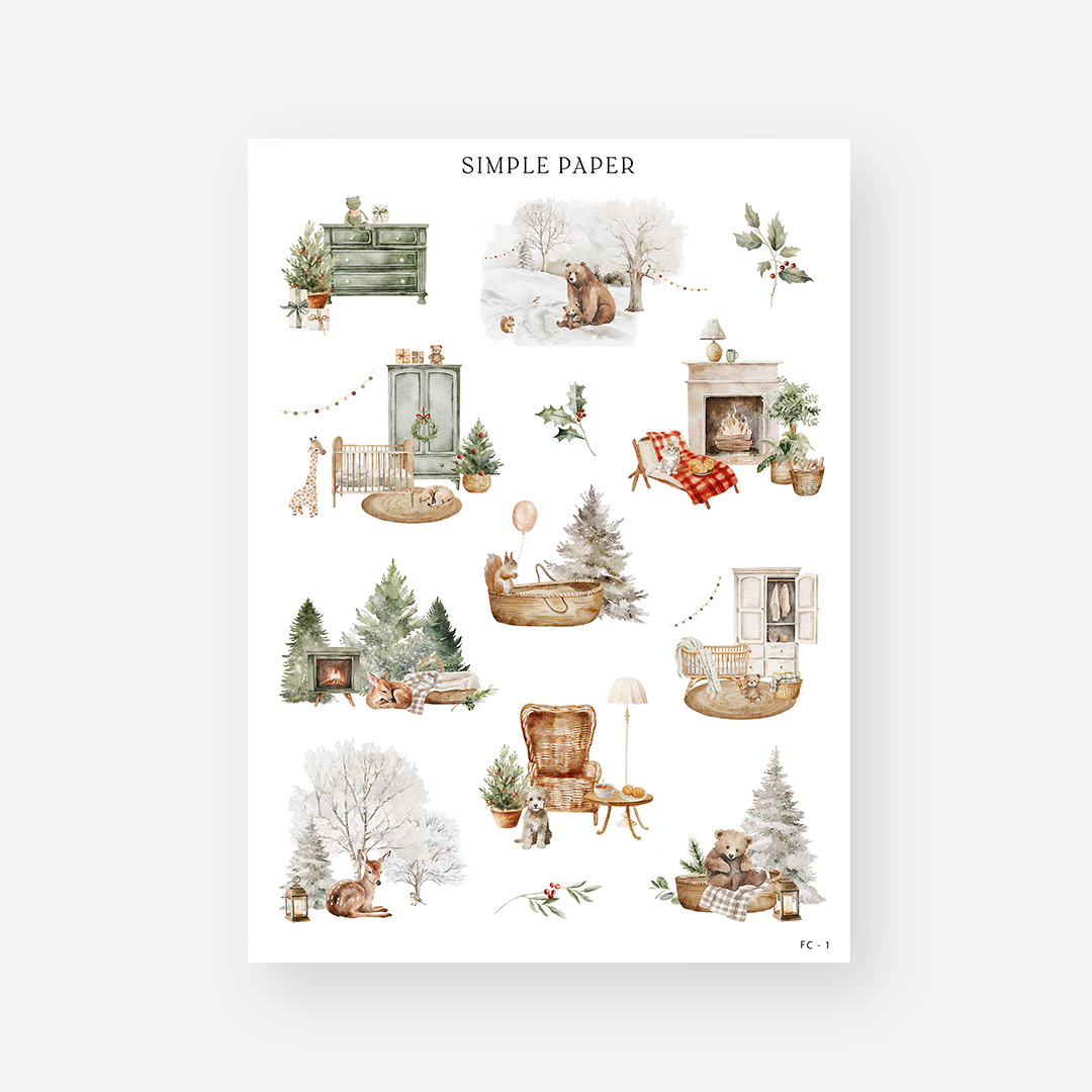 First Christmas - Sheet 1 – Simple Paper