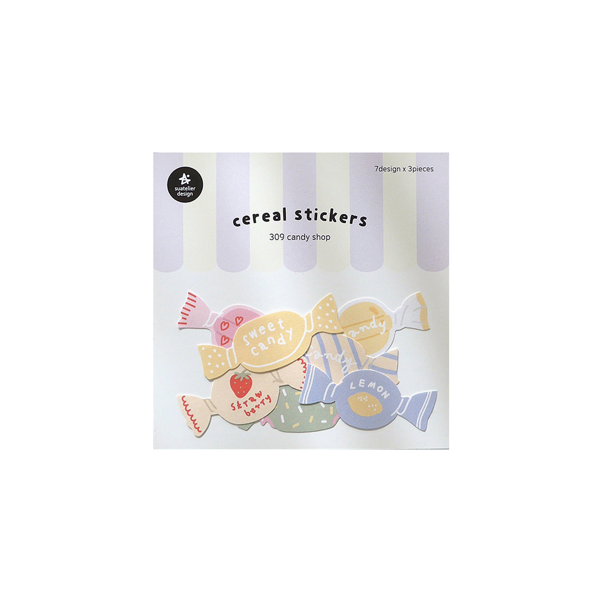 Suatelier Cereal Stickers | No. 309 | Candy Shop – Simple Paper