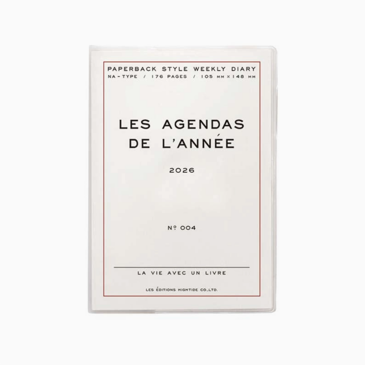 Hightide Weekly Planner Les Agenda de L'Année (Poche) | 2026 | A6 ...