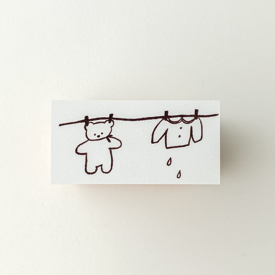 ranmyu Rubber Stamp | Drying – Simple Paper