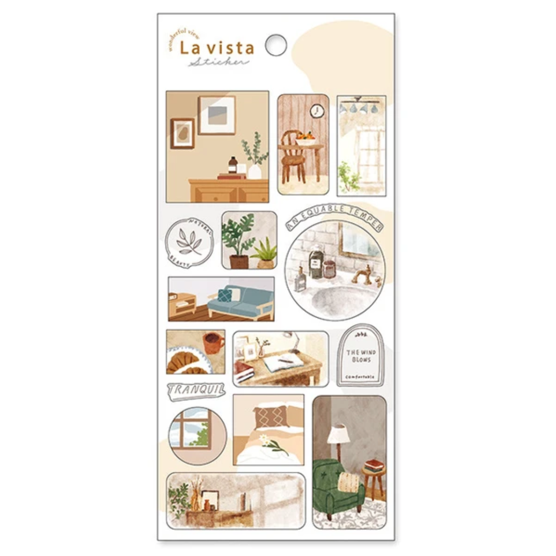 Mind Wave Stickers | La Vista | Room – Simple Paper
