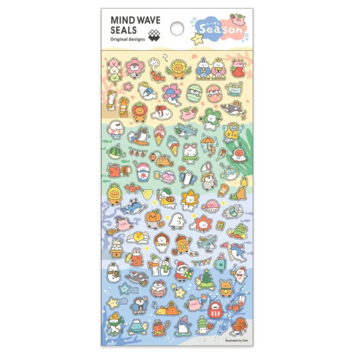 Mind Wave Stickers | Original Designs | Season – Simple Paper