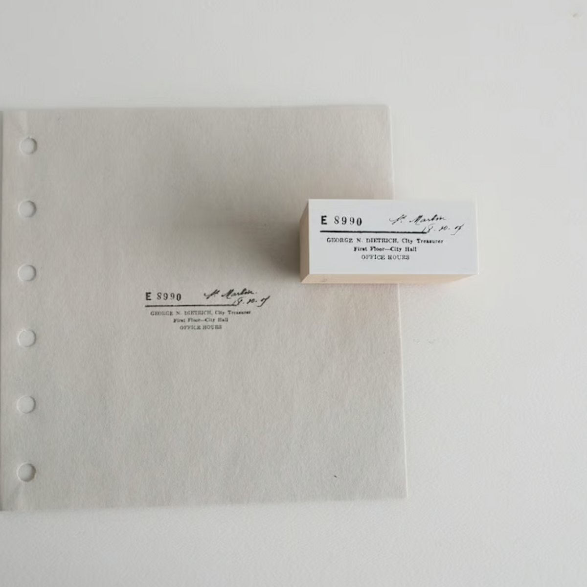 Yohaku Rubber Wood Stamp | S-102 – Simple Paper
