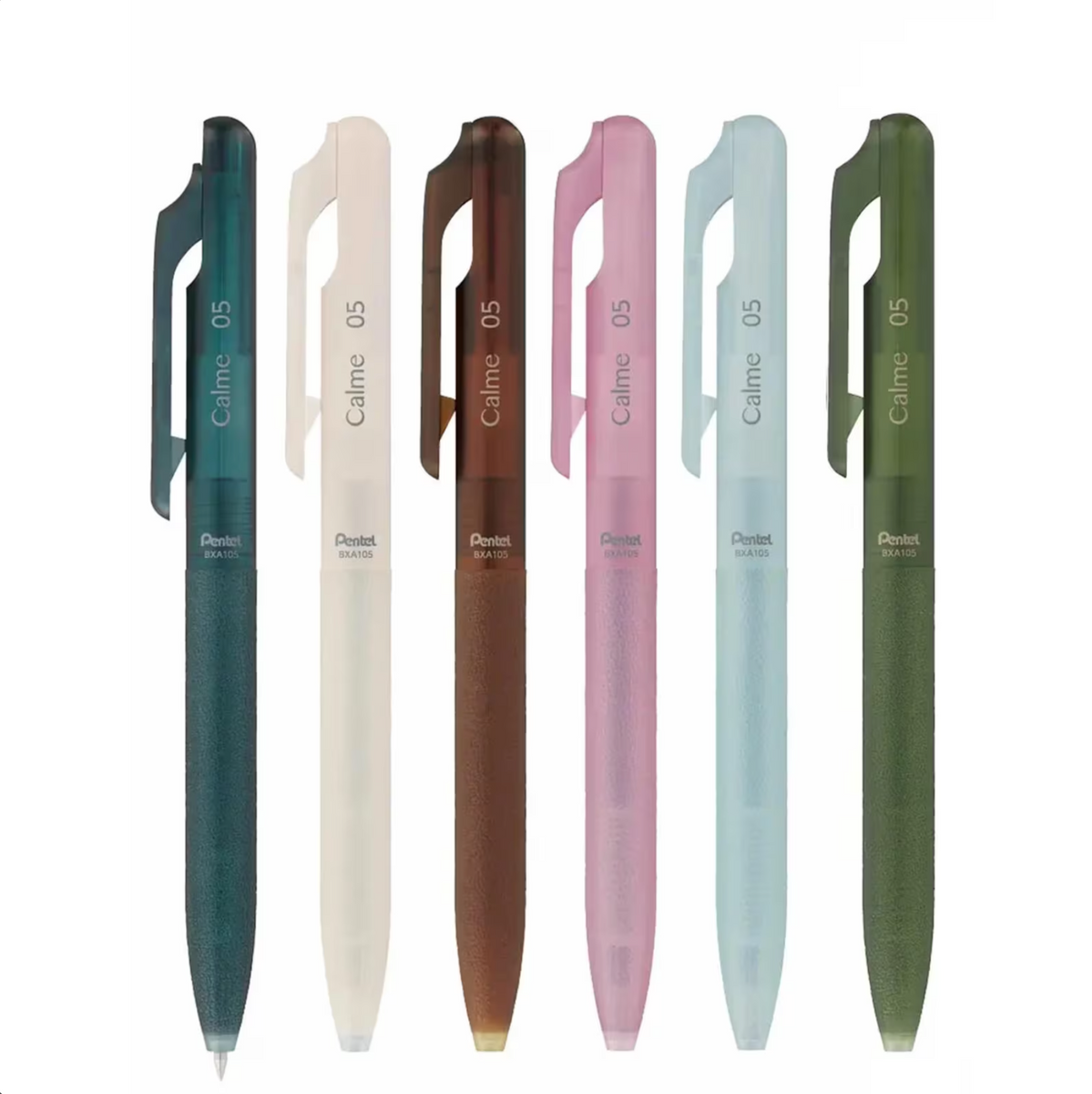 Pentel Calme Ballpoint Pen | 0.5mm | Relaxed Forest Series – Simple Paper