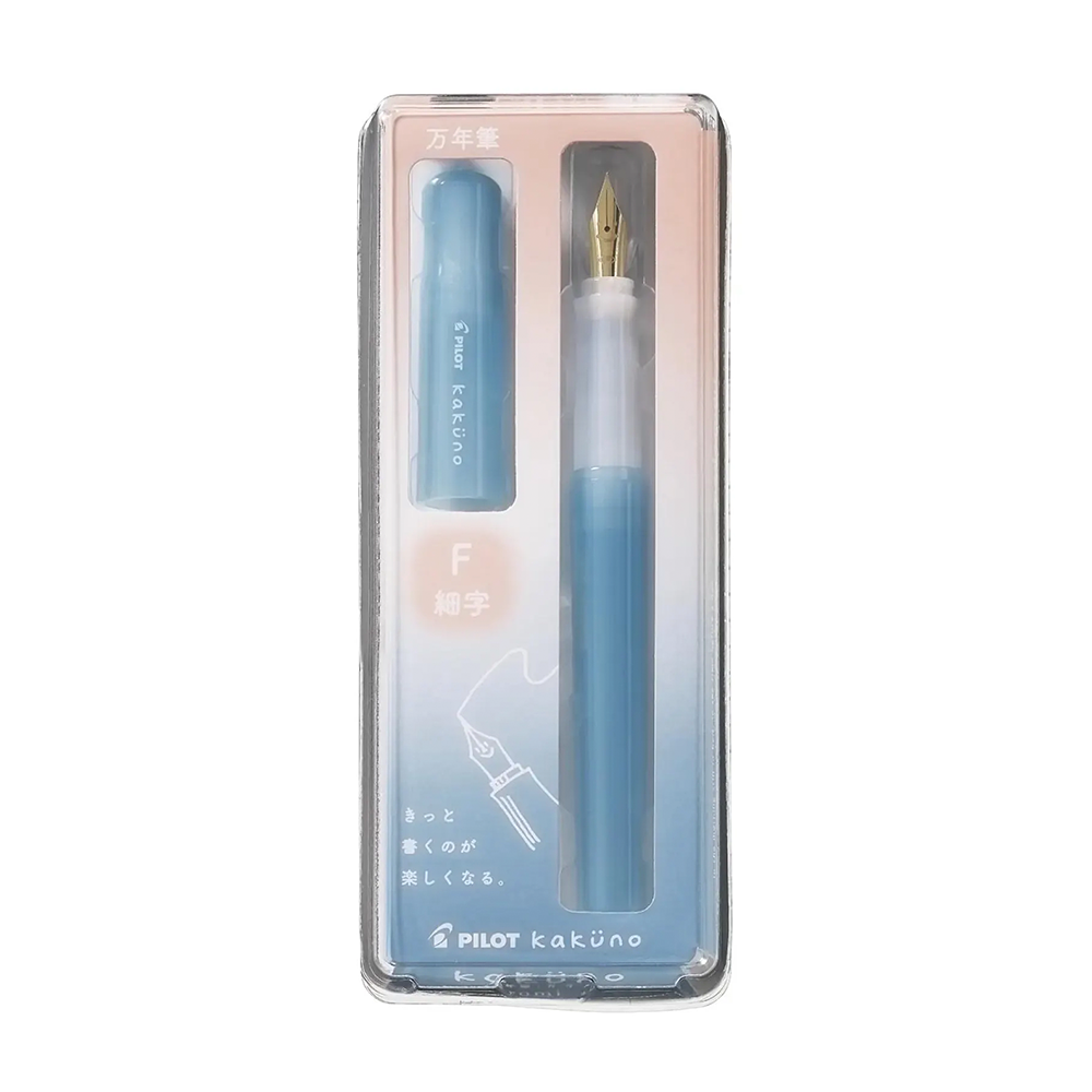 Pilot Kakuno Fountain Pen Madoromi Series | Drowsy Light Blue – Simple ...