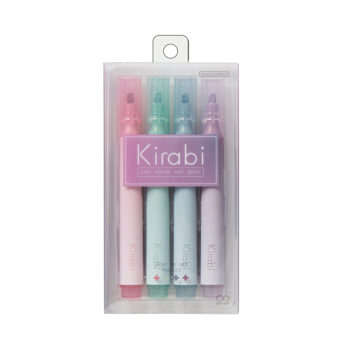 Sun-Star Kirabi Glitter Markers | Time Set – Simple Paper