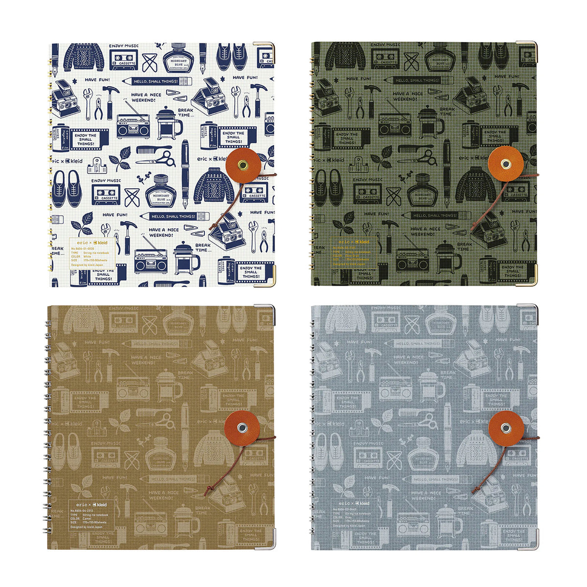 Kleid x eric String-Tie Notebook – Simple Paper