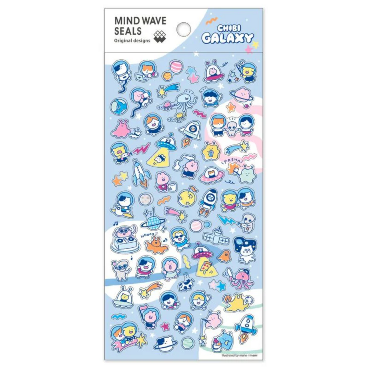 Mind Wave Stickers | Original Designs | Chibi Galaxy – Simple Paper